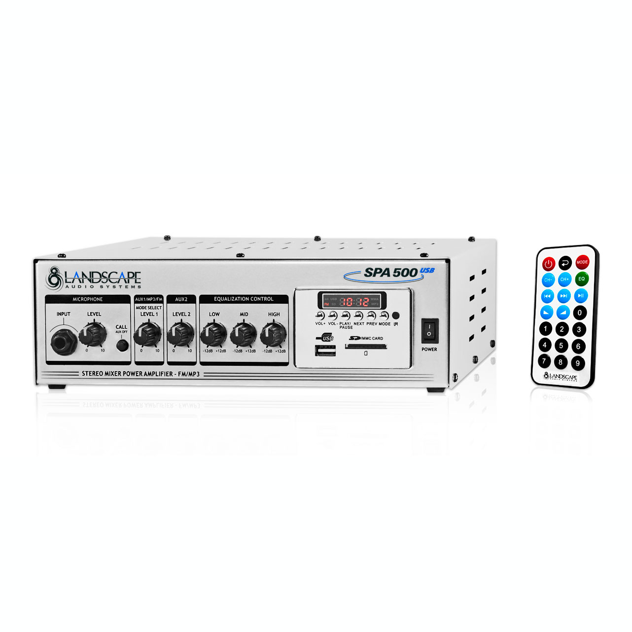 SPA500 Stereo FM Receiver com USB - Landscape Audio